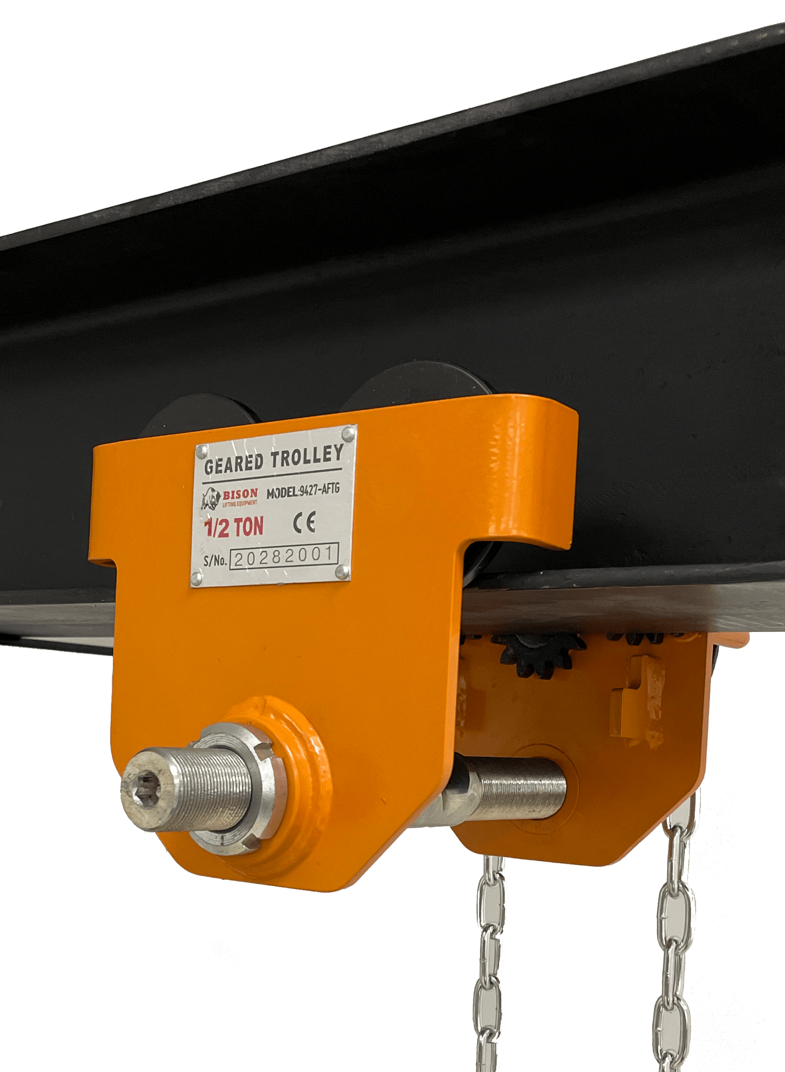Low Headroom Geared Trolley (1/2 - 5 Ton) — truckertowerstuff.com
